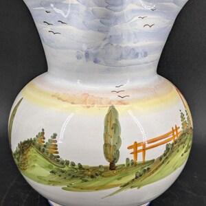 Vintage Hand Painted Sberna Deruta Italy Pottery Water Pitcher 6 3/4 ...