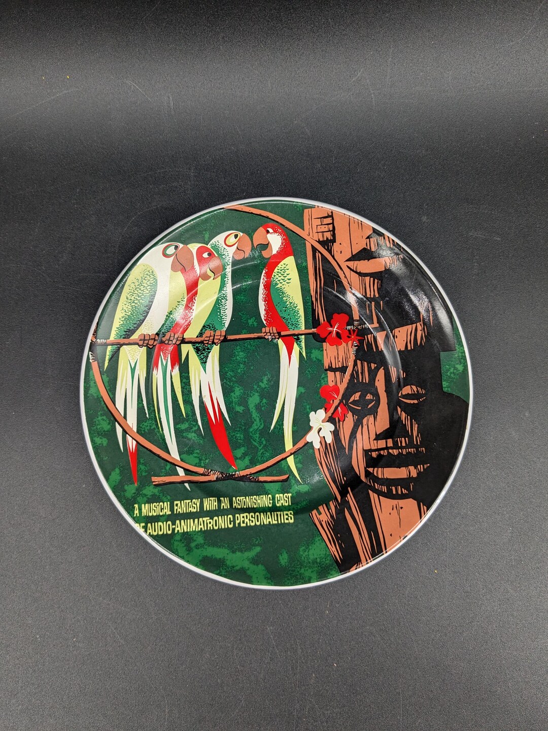 Disney Enchanted Tiki Room Bread Plate 7'' - Etsy