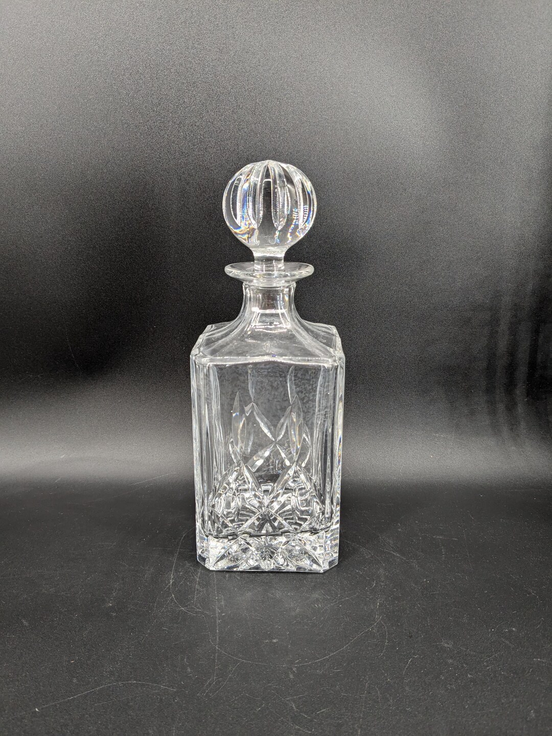 Vintage Block Poland Crystal Liquor Decanter With Stopper 9 3/4'' - Etsy