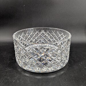 Vintage Waterford Alana Pattern Crystal Glass Bowl 7'' - Etsy