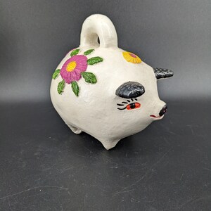 Vintage Mexican Pottery Piggy Bank Coin Bank - Etsy