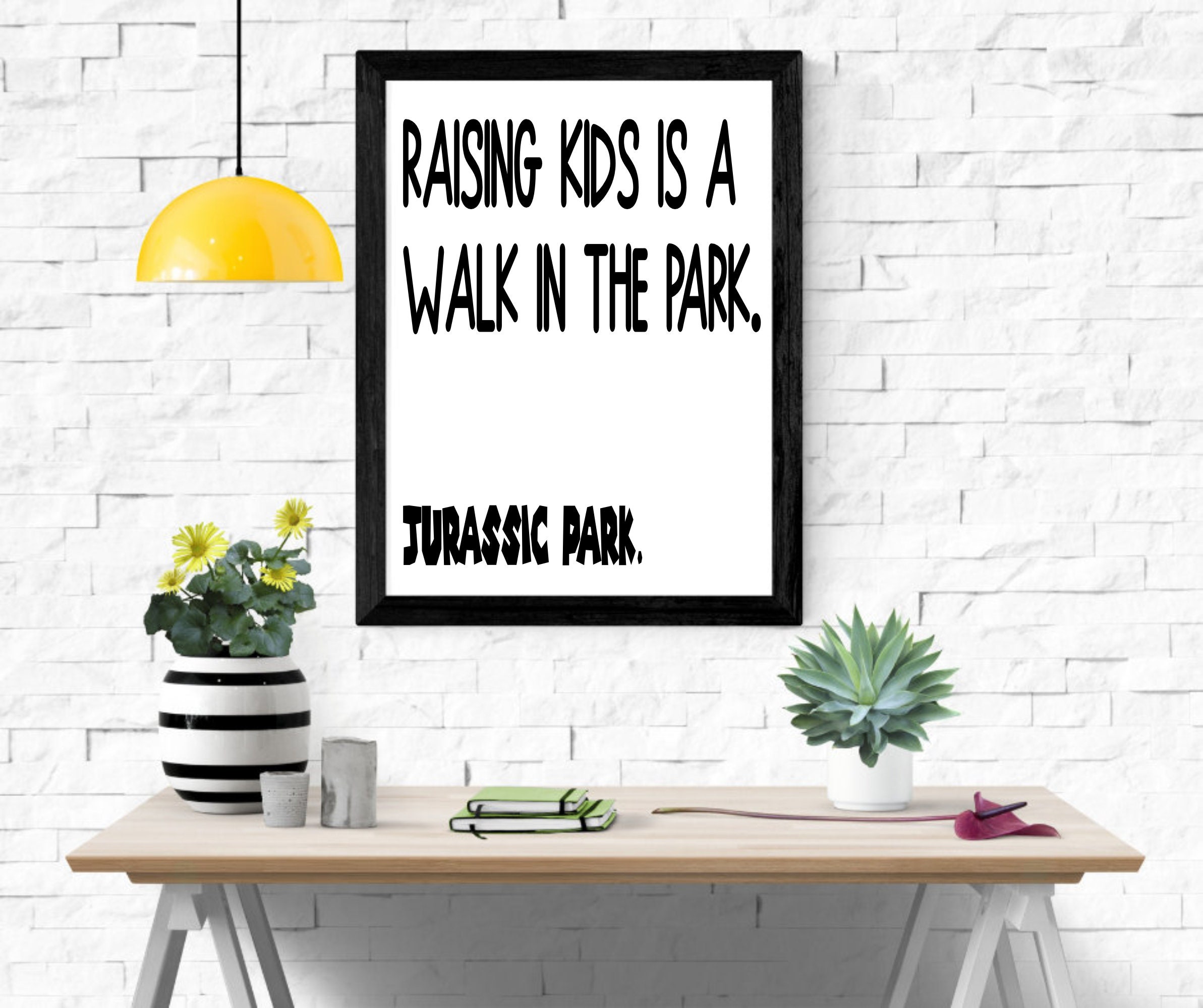 Jurassic Park Printable, Walk in the Park PNG, Sarcastic Home Decor ...