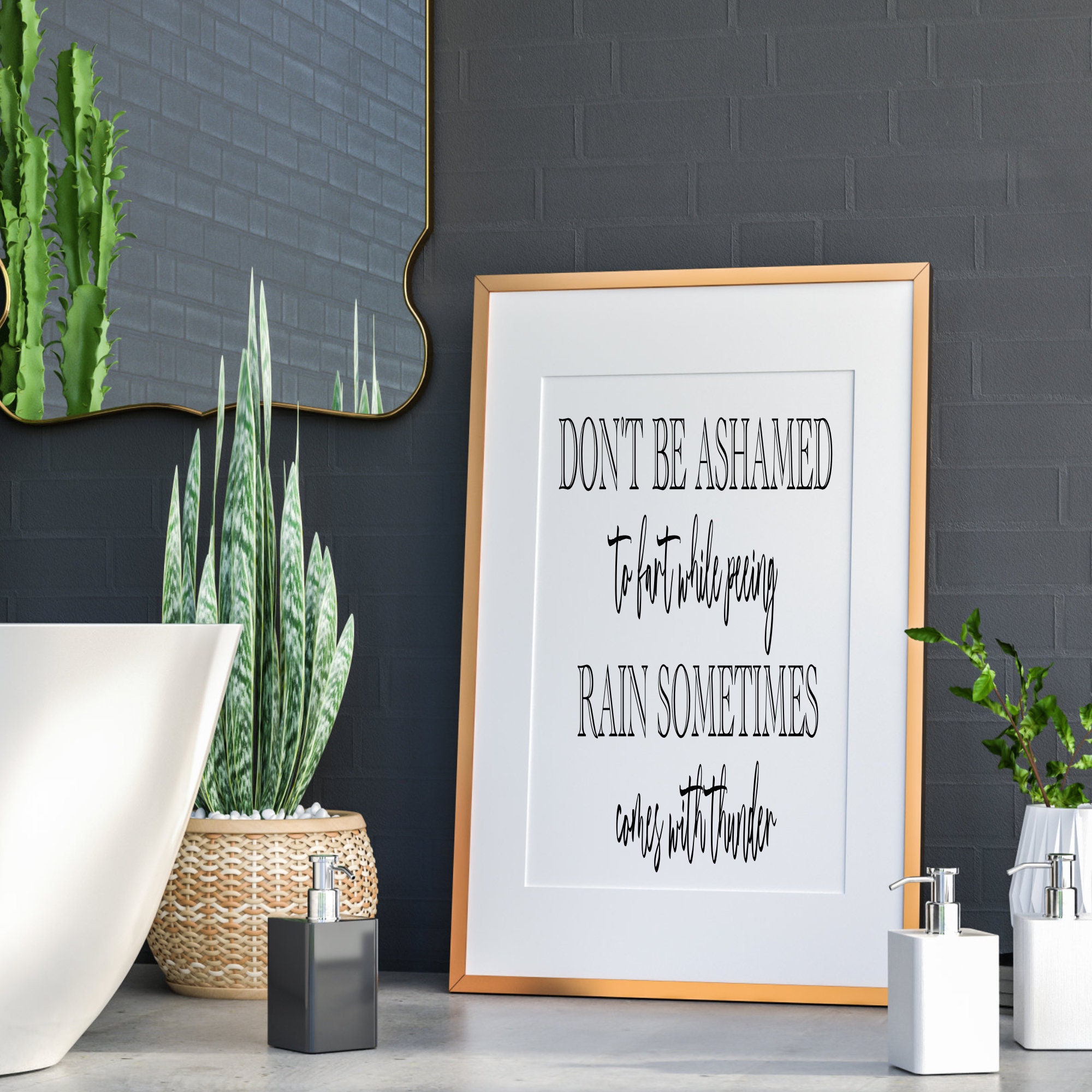 Printable Bathroom Sign, Sarcastic Home Decor, Fart Gifts, Funny ...