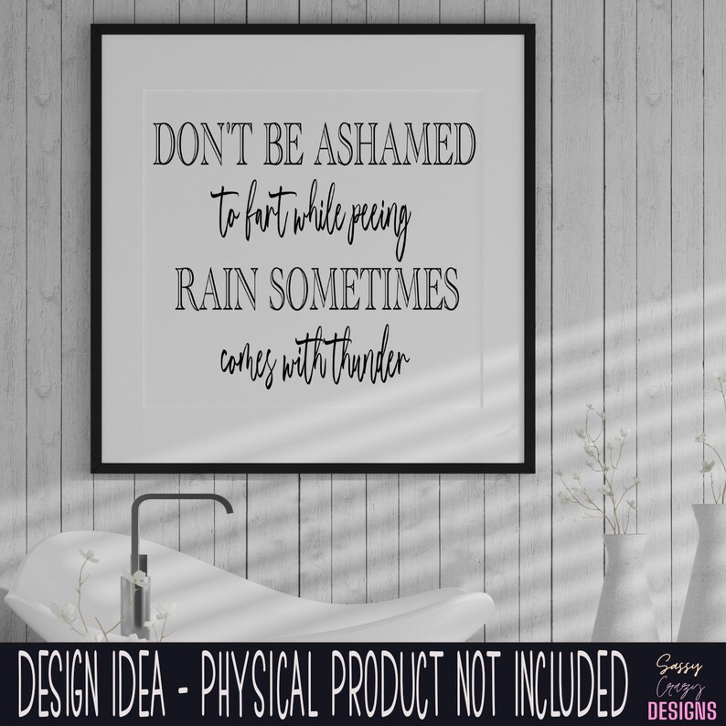 Printable Bathroom Sign, Sarcastic Home Decor, Fart Gifts, Funny ...