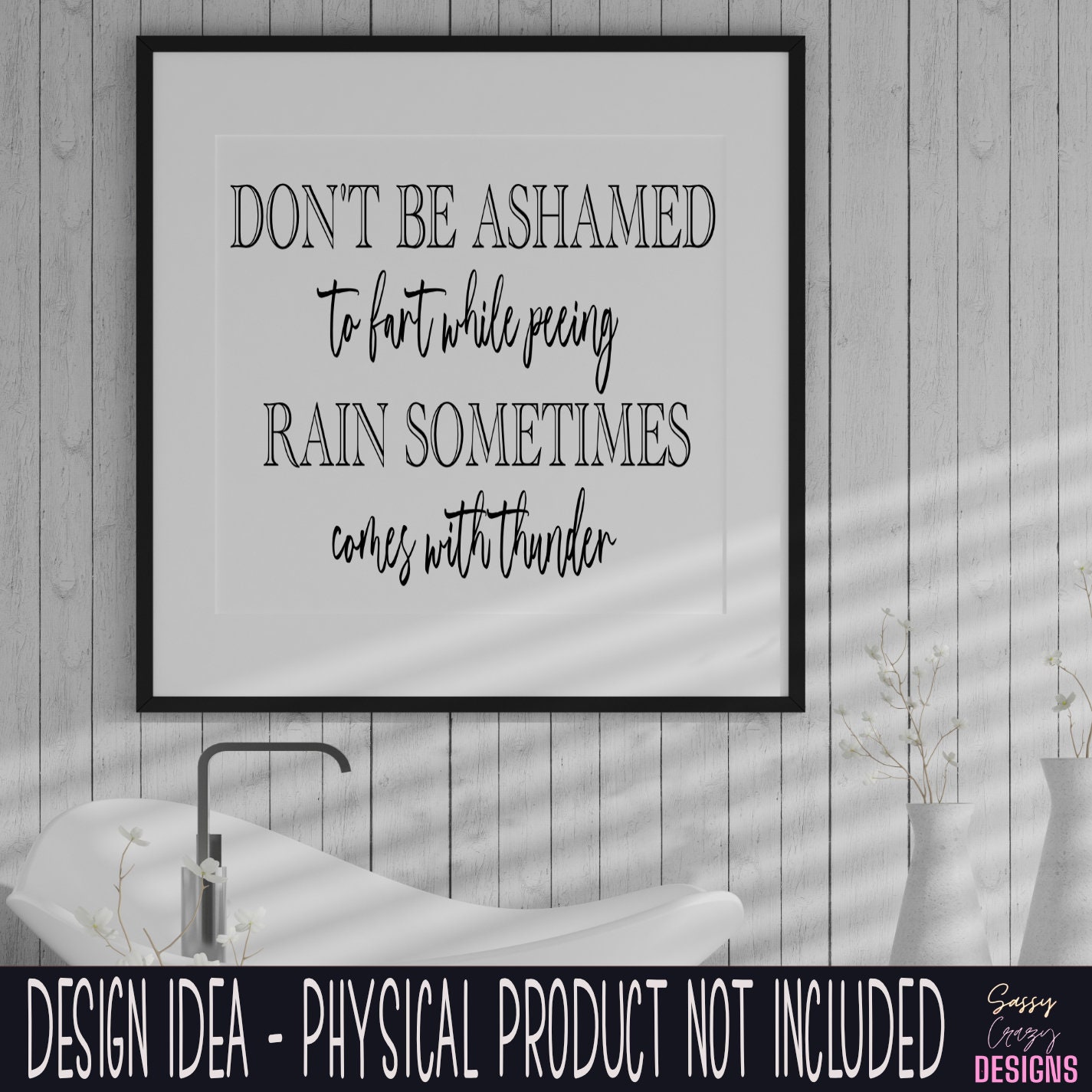 Printable Bathroom Sign, Sarcastic Home Decor, Fart Gifts, Funny ...