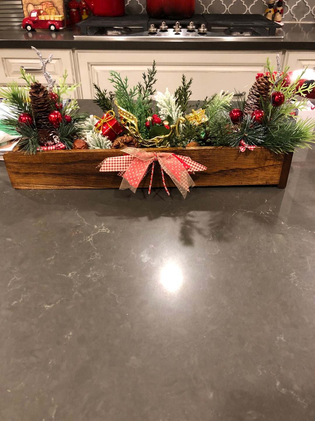 Vintage Sewing Drawer Full of Christmas Foliage - Etsy