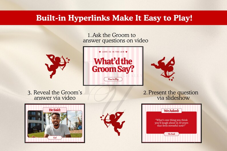 Valentine's Day Bachelorette Game: What'd the Groom Say? - Truth or ...