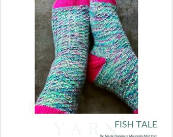 Fish Sock Pattern - Etsy