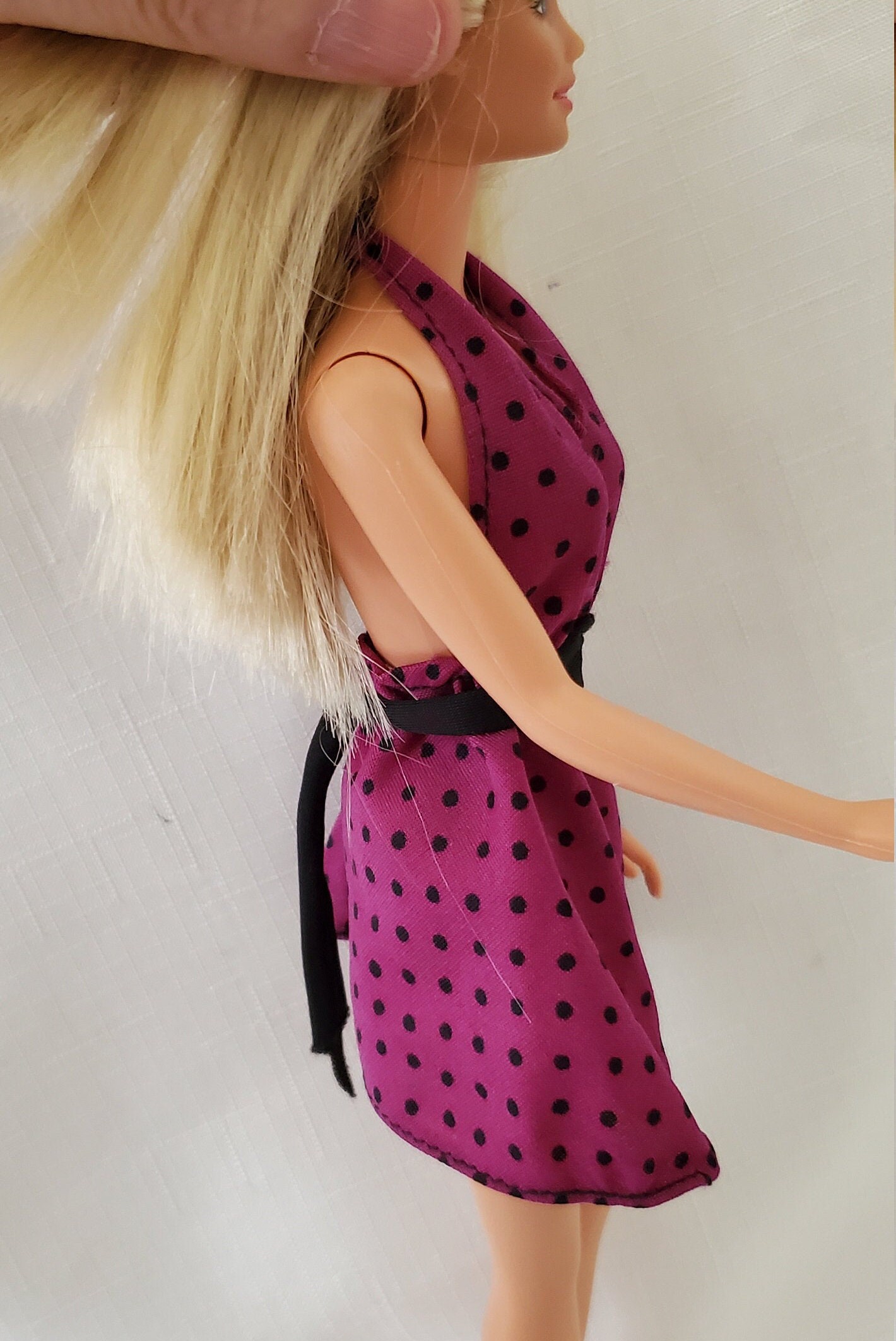 Vintage Barbie Sundress 1983 Barbie Halter Tie Dress Purple | Etsy