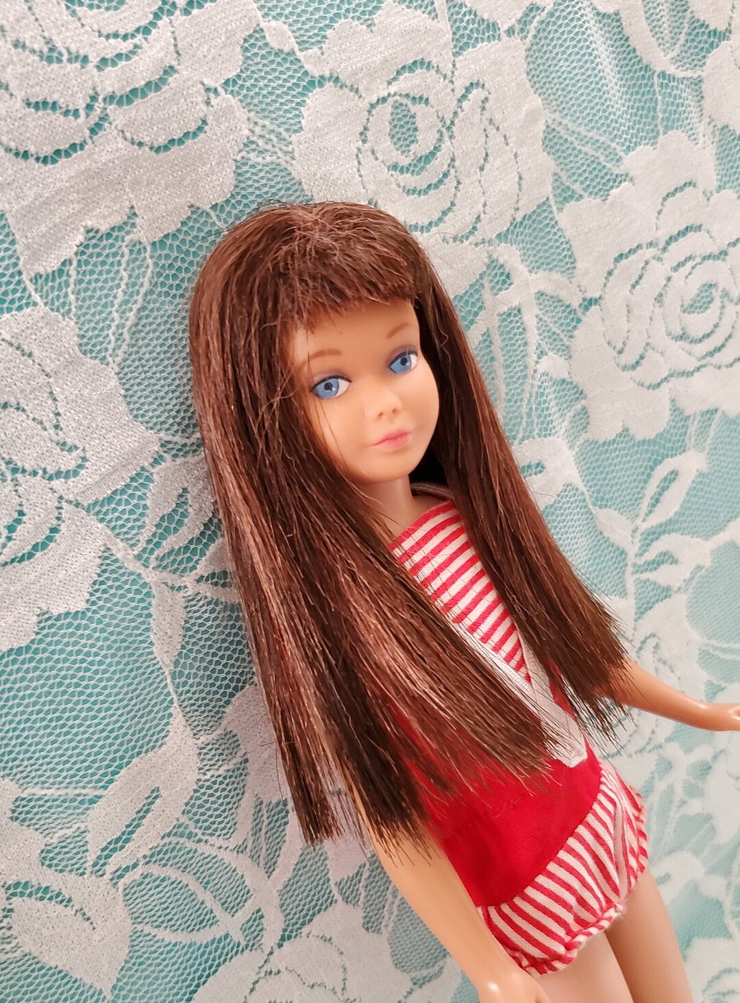 RARE Vintage color Magic Brunette/cherry Barbie Skipper Doll, 1964 ...