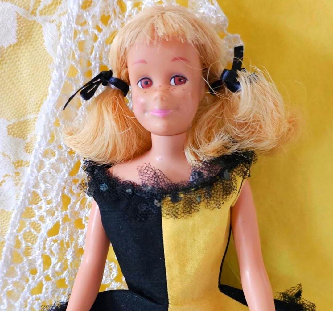 Vintage Barbie Skooter Doll, Skipper's Best Friend, Pigtail Skooter ...