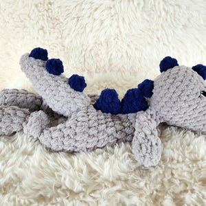 Crocheted Dinosaur Lovey/snuggler, Handmade - Etsy