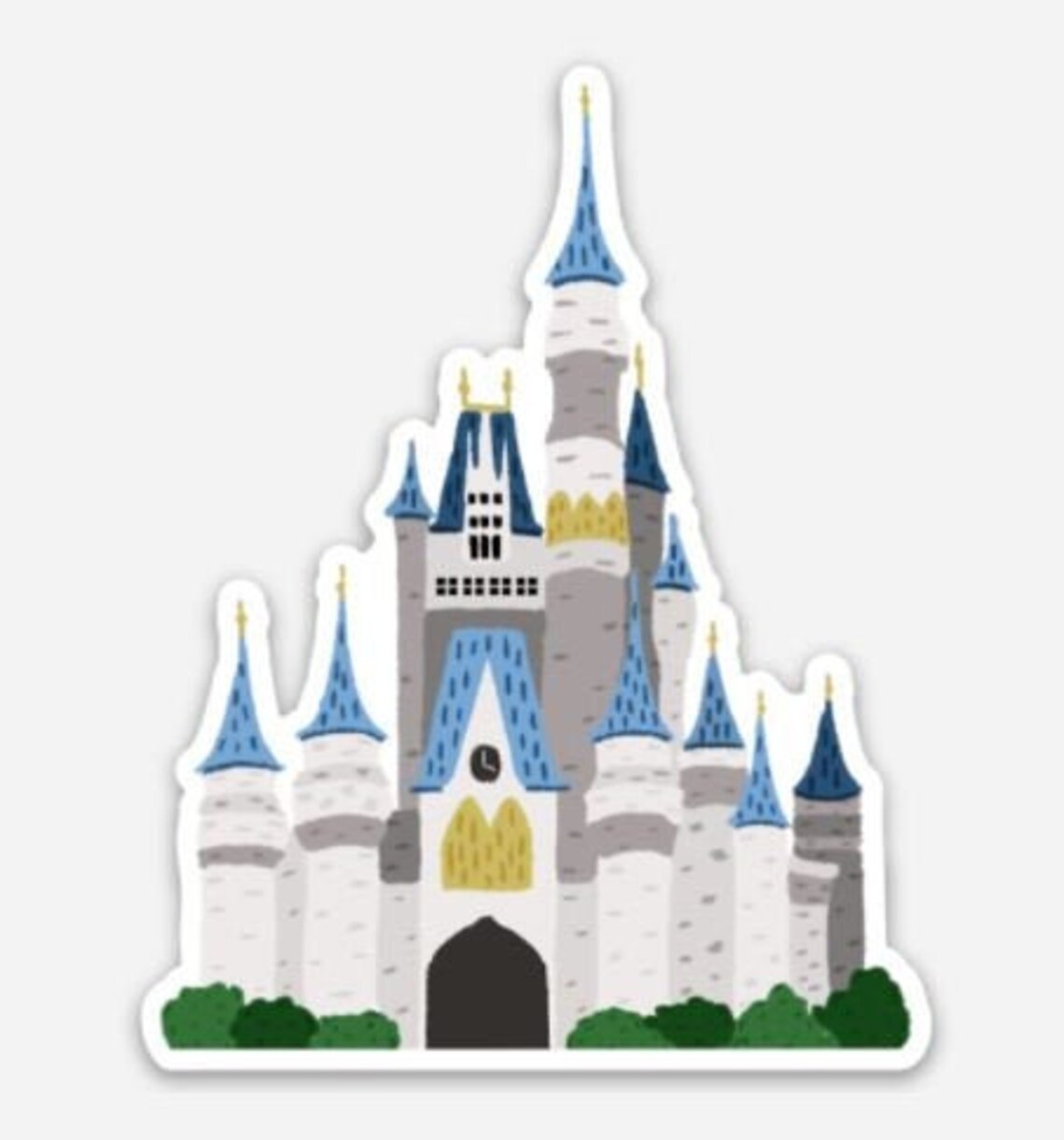 Cinderella Castle Sticker | Etsy
