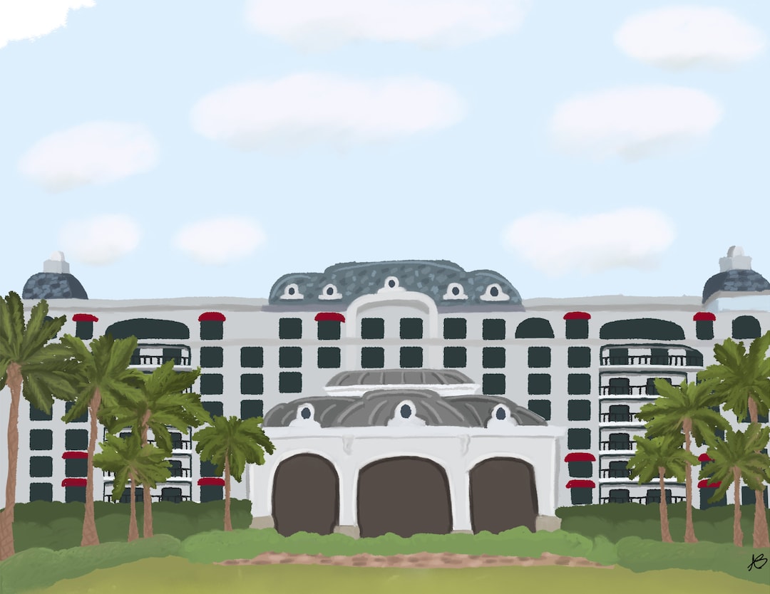 Disney's Riviera Resort Art Print - Etsy
