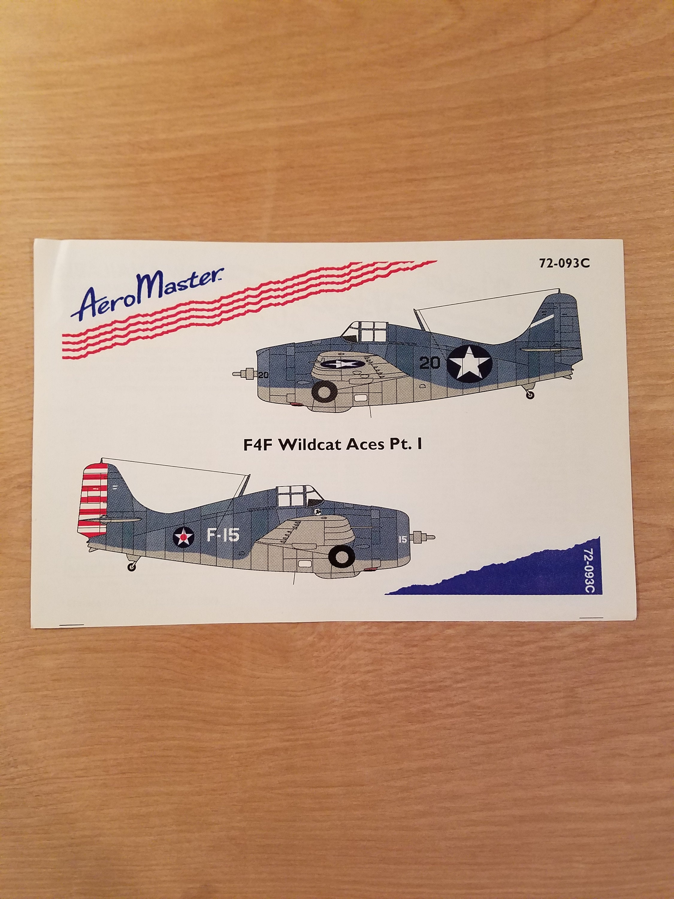 Collectibles I Decals F4F Wildcat Aces Pt AeroMaster 72-093C Militaria ...