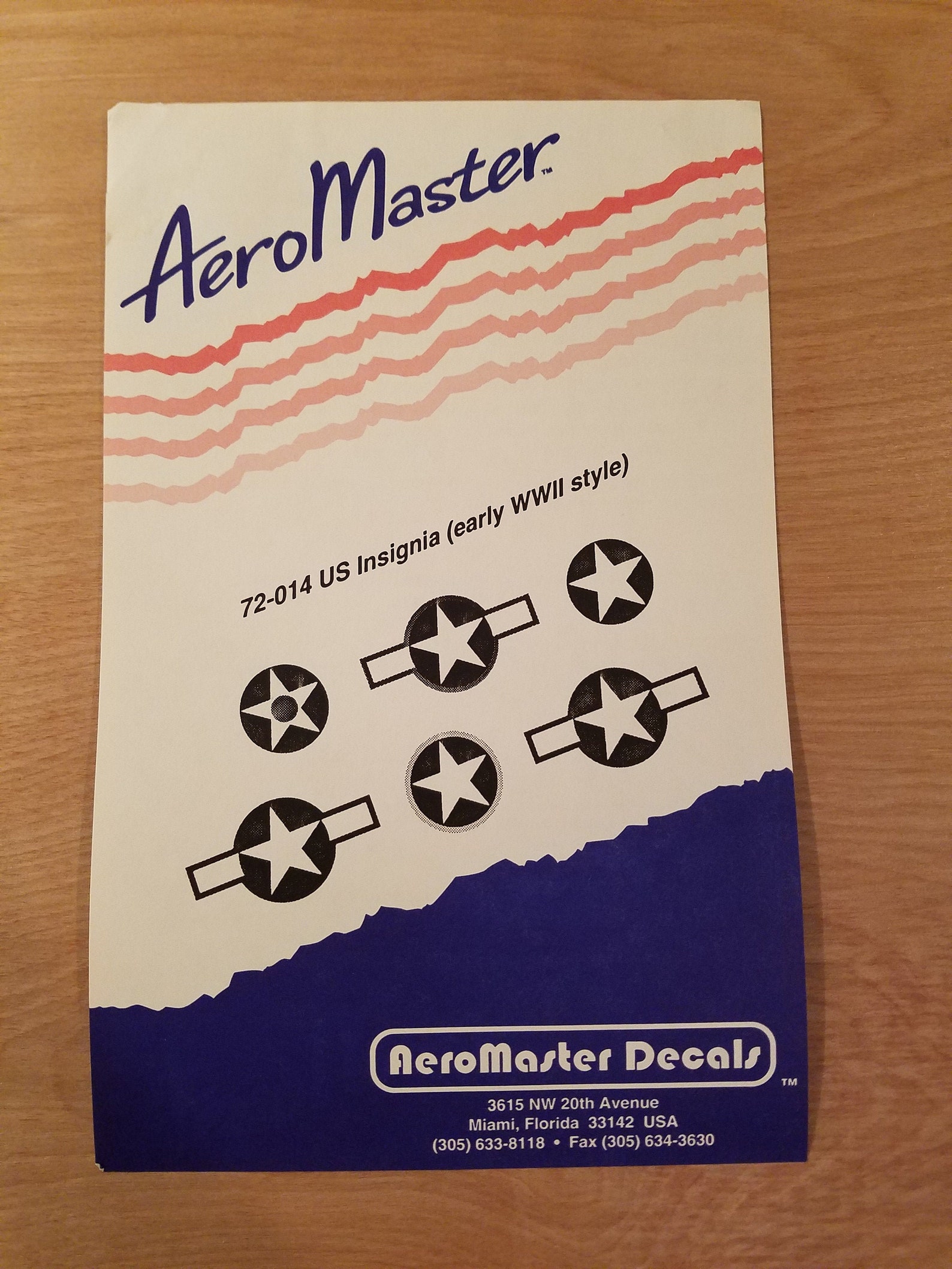 Aeromaster 72-014 US Insignia early WWII Style Decals - Etsy