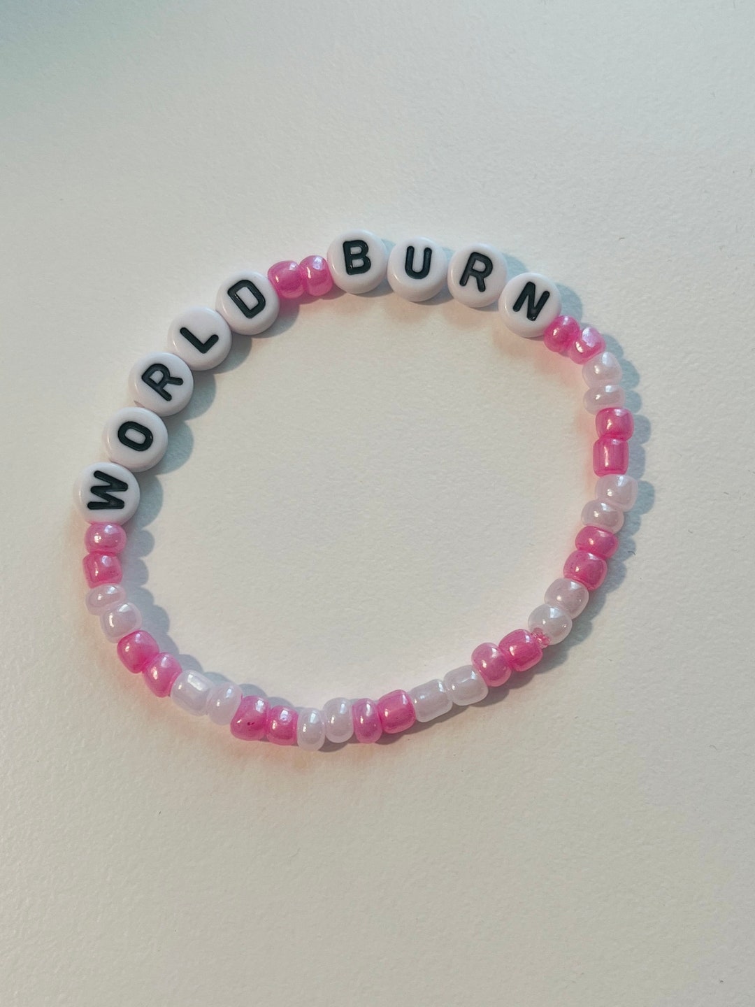 WORLD BURN Mean Girls Inspired Friendship Bracelet - Etsy