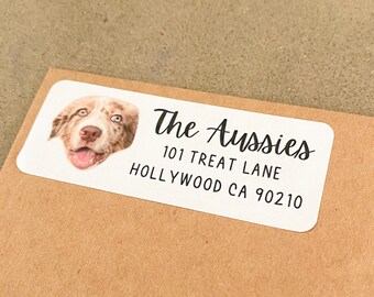Dog Address Labels - Etsy