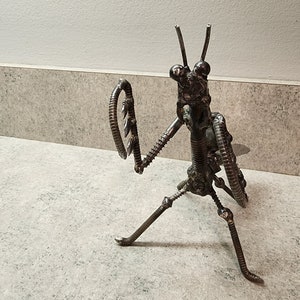 Praying Mantis Welded Sculpture Artwork - Etsy