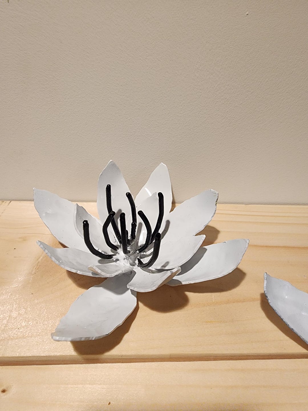 Welded Large White Water Lily, Handmade Sculpture - Etsy
