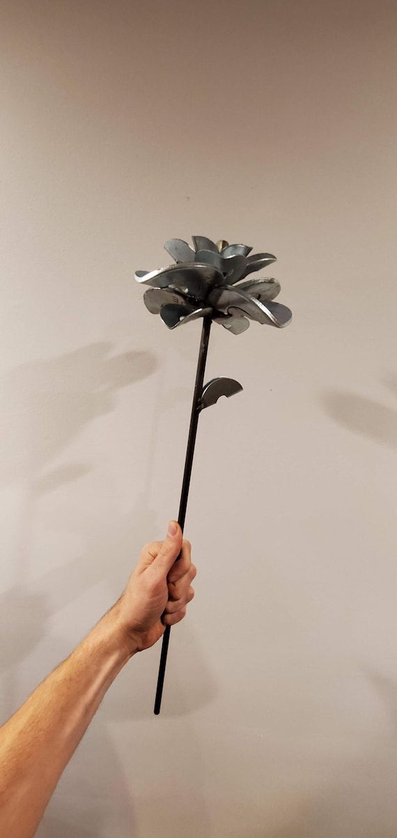 Welded Metal Art Flower Metal Flower, Daisy Welded Art Sculpture,