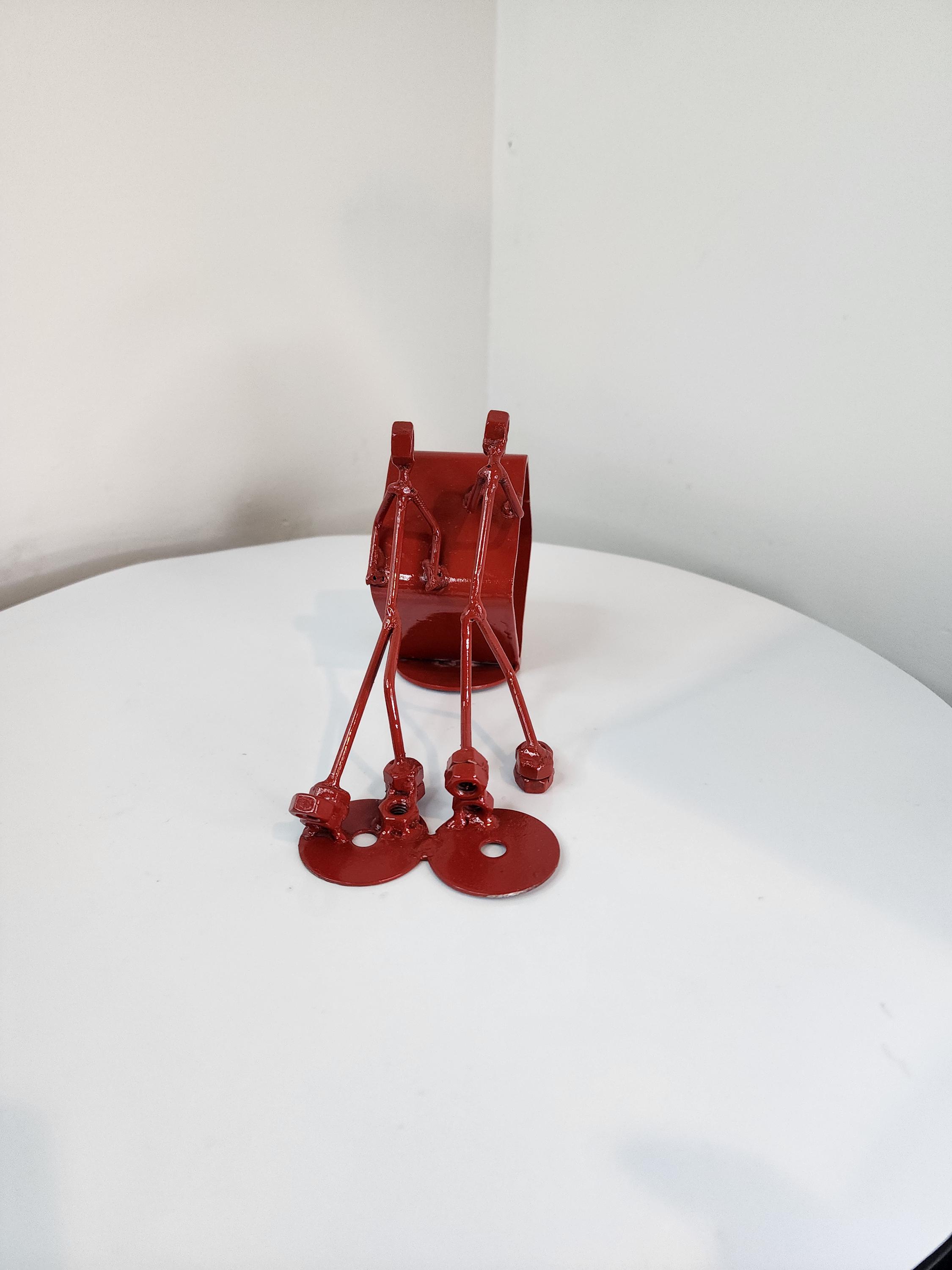 Welded Teamwork Sculpture, Handmade Metal Art - Etsy