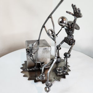 A Big Help, Welded Sculpture, Custom Made - Etsy