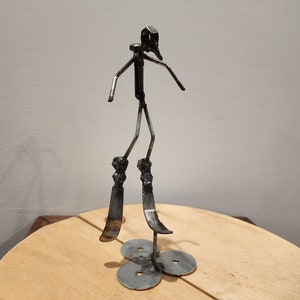 Metal Long Fin Scuba Diver, Welded Figurine Metal Artwork - Etsy