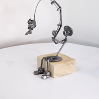 Wall-e Recycled Scrap Metal Statue,handmade Steel,cartoon Inspired.made ...