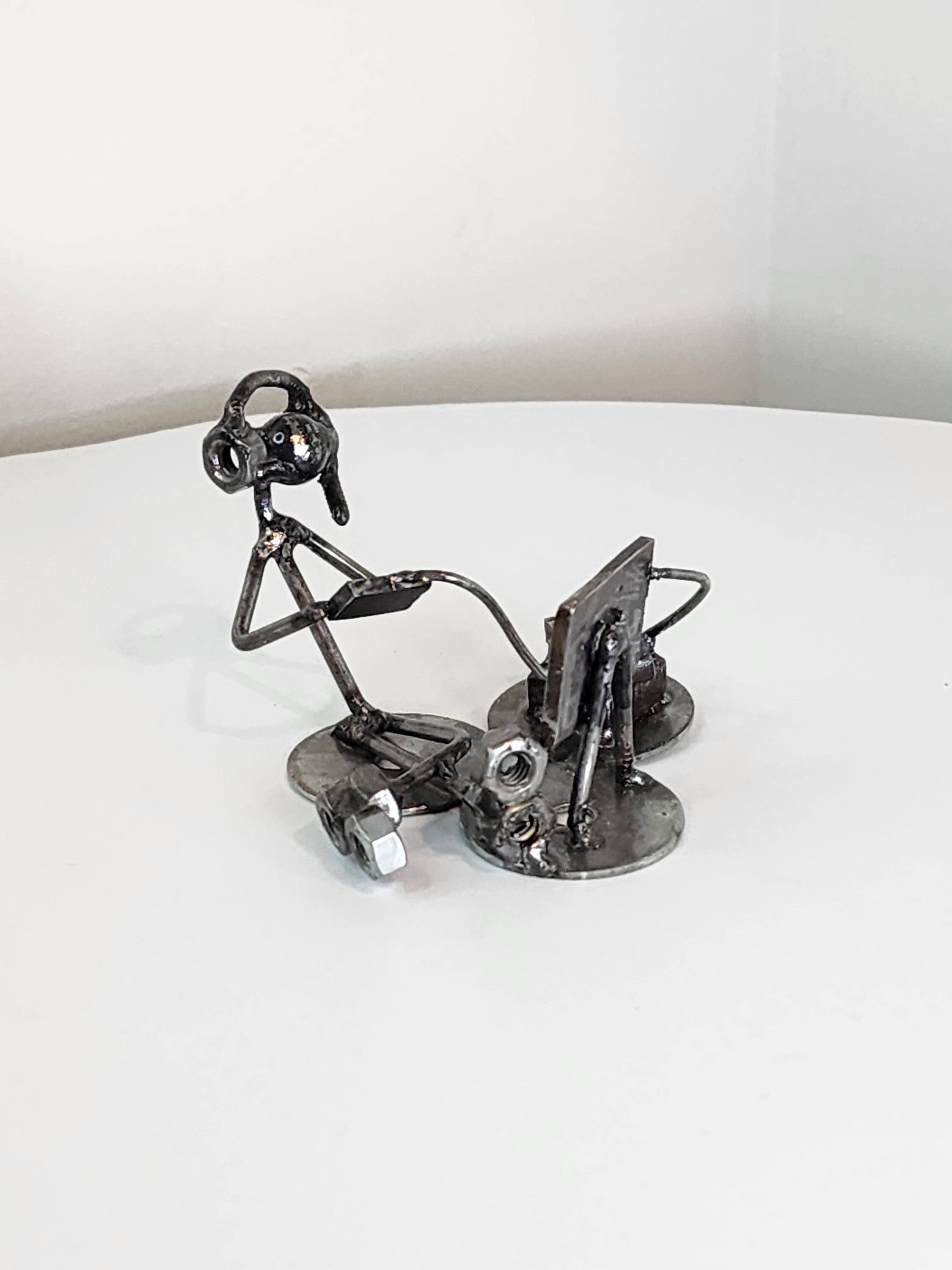 Welded Metal Gamer, Video Game Player - Etsy
