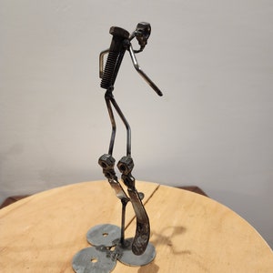 Metal Long Fin Scuba Diver, Welded Figurine Metal Artwork - Etsy