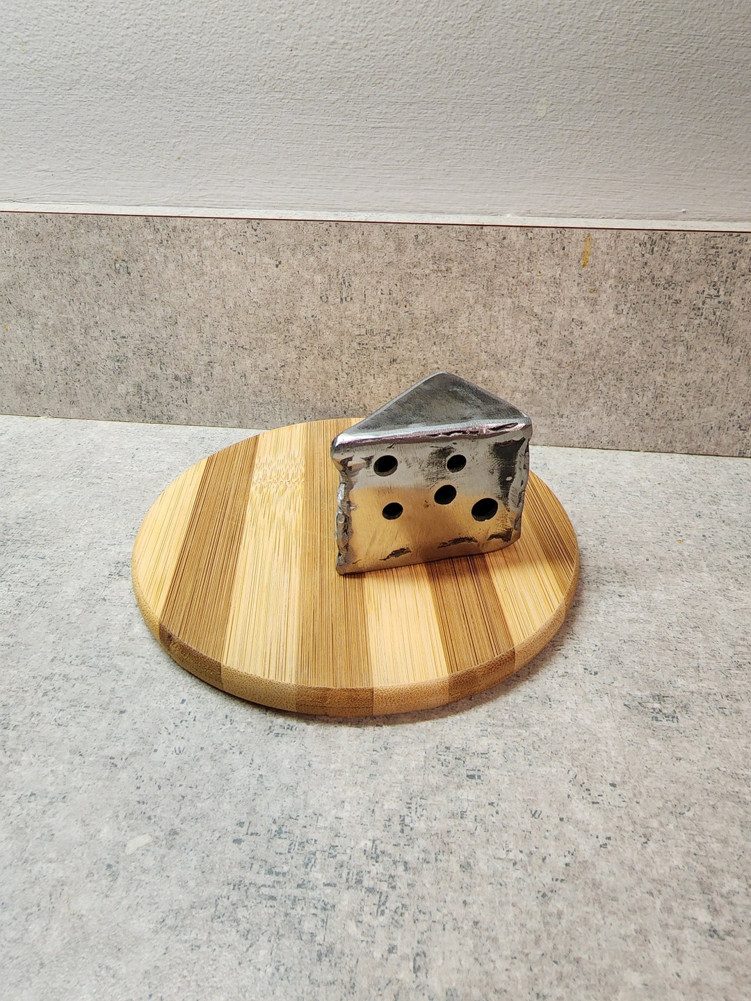 Metal Art Sculpture Miniature Welded Cheese Scrap Metal Art - Etsy