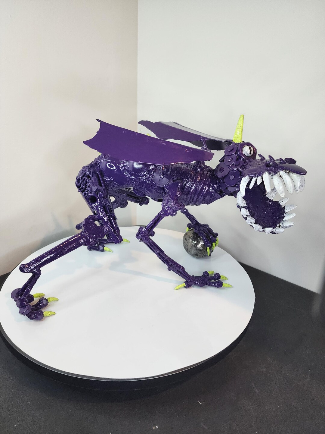 Welded One Eyed One Horned Flying Purple People Eater - Etsy