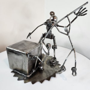 A Big Help, Welded Sculpture, Custom Made - Etsy