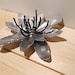 Welded Silver Metal Water Lily, Handmade Sculpture - Etsy