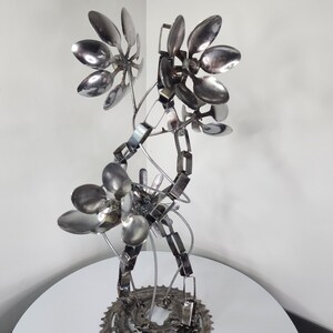 Flower Sculpture Welded Artwork - Etsy