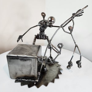 A Big Help, Welded Sculpture, Custom Made - Etsy