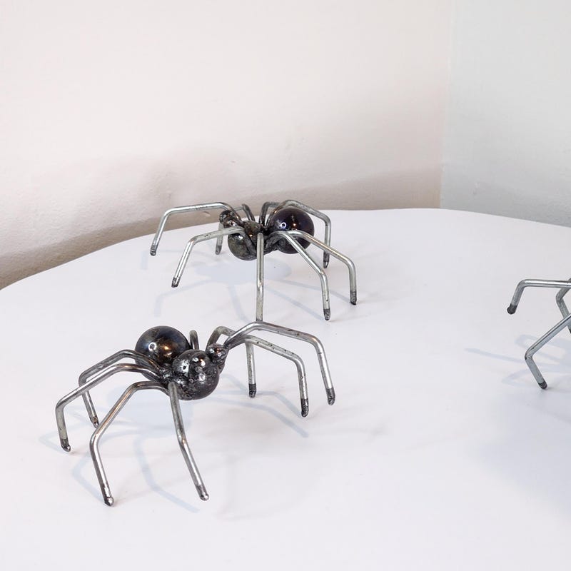 Sculptures Metal Spider - Etsy