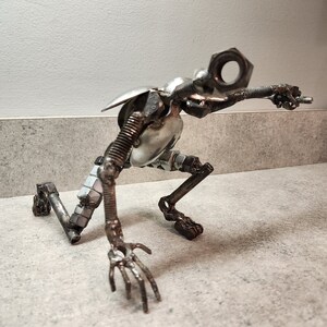 Large Ninja Sculpture, Welded Metal Artwork - Etsy