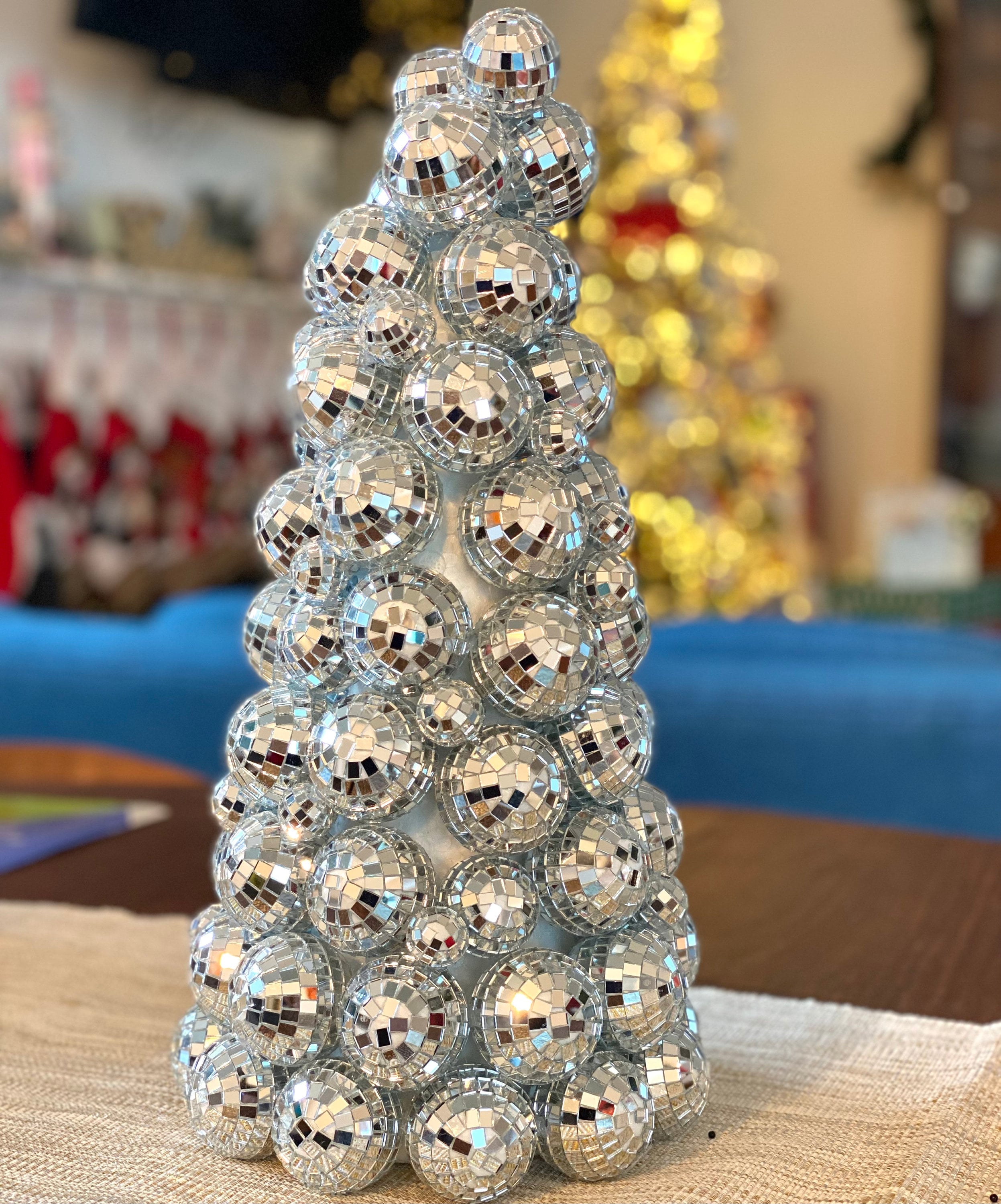 Glam Disco Ball Tree - Centerpiece - Home Décor - Christmas New Years ...