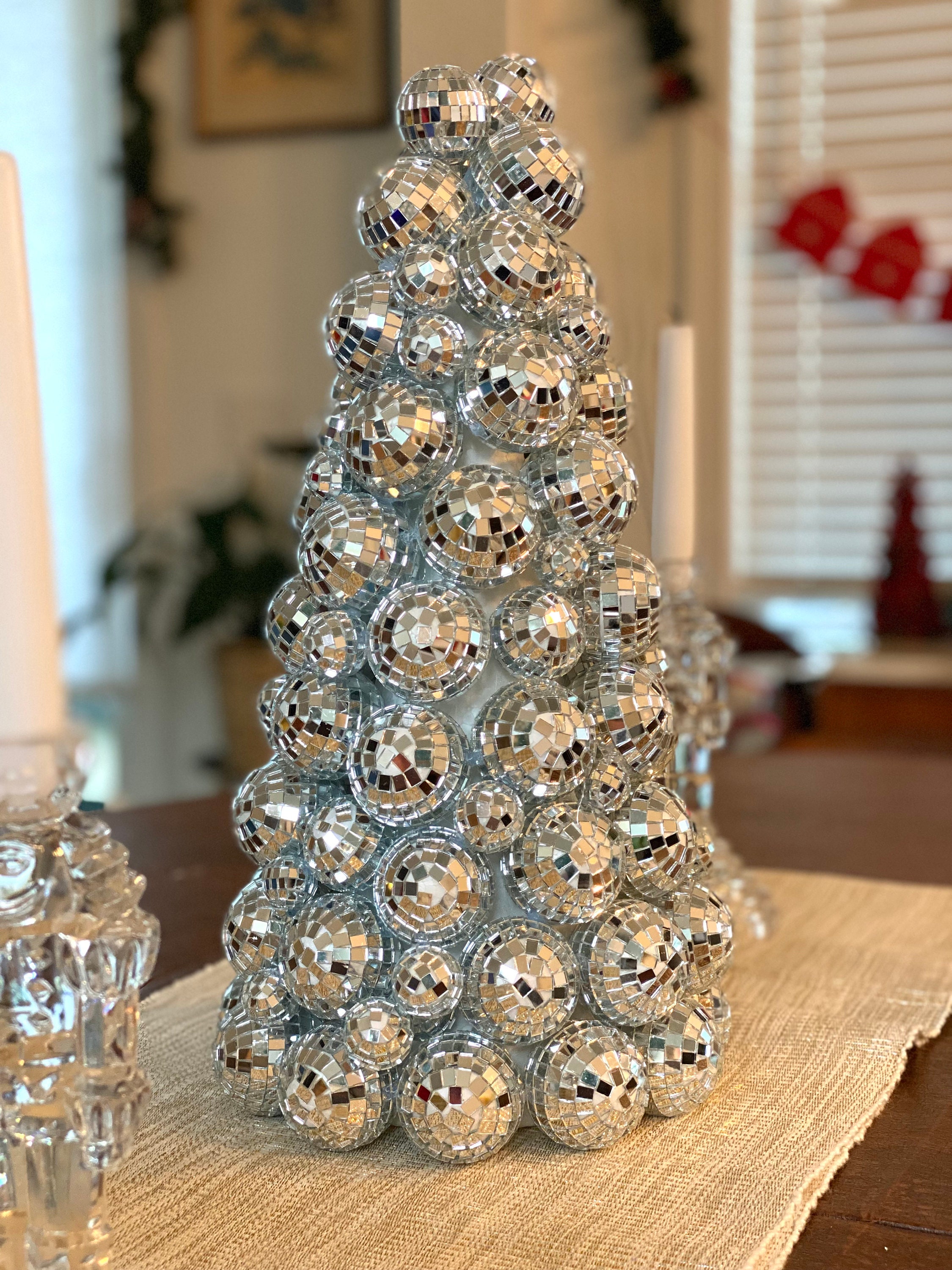 Glam Disco Ball Tree - Centerpiece - Home Décor - Christmas New Years ...
