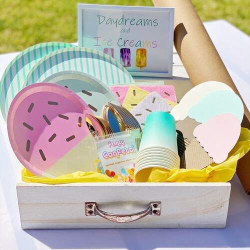 Ice Cream Party Box mini - Etsy