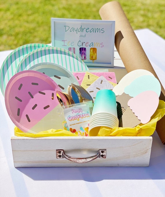 Ice Cream Party Box mini - Etsy