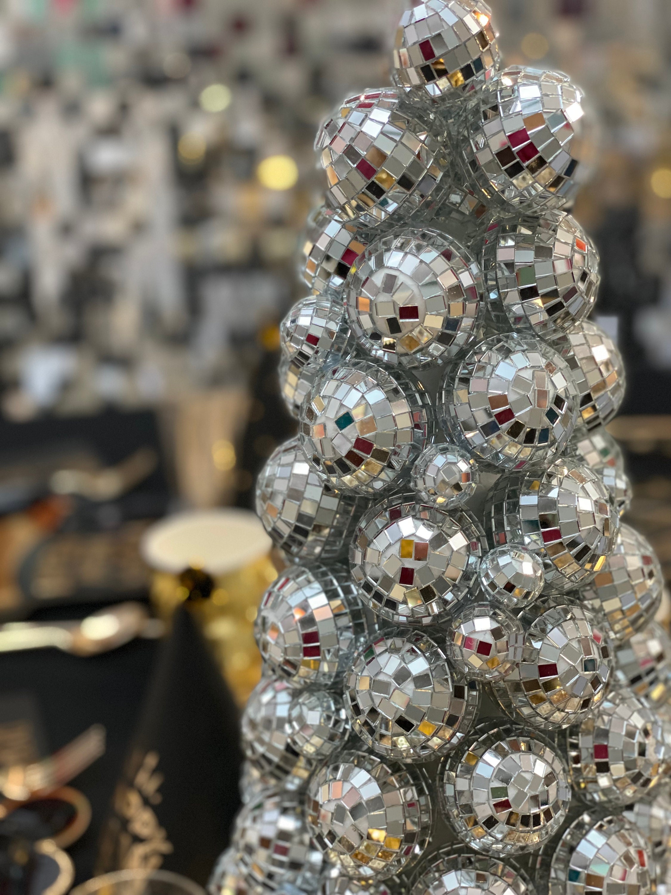 Glam Disco Ball Tree - Centerpiece - Home Décor - Christmas New Years ...