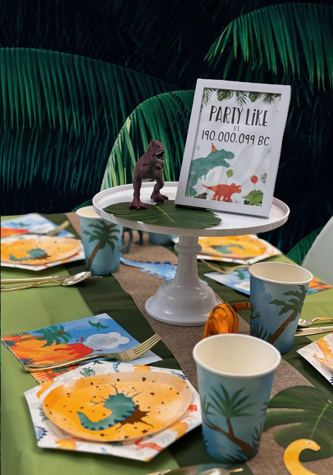 Dino-mite Party Box- "party On" Size - Dinosaur Birthday Party - Kids ...