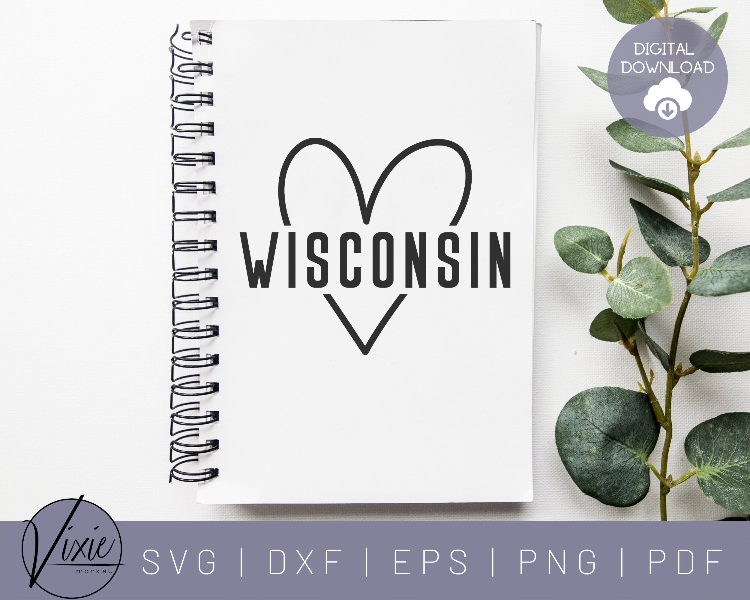 Wisconsin SVG WI Svg Wisconsin Heart Svg Hand Drawn - Etsy Hong Kong
