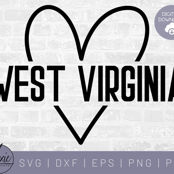 Wv Svg - Etsy