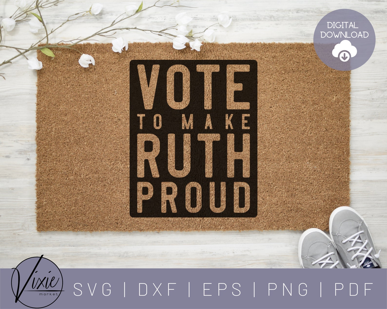 RBG SVG - Vote SVG - Ruth Bader Ginsburg - Commercial Use Svg ...