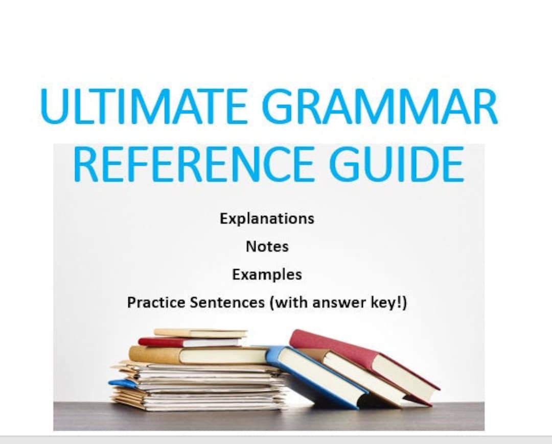 Ultimate Grammar Reference Guide Digital Download - Etsy