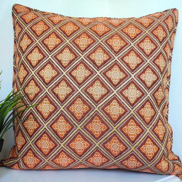 Orange Cushions - Etsy